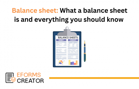 What a balance sheet is and everything you should know