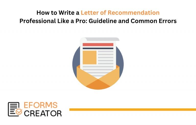 How to Write a Latter of recommendation professional Like a Pro ...