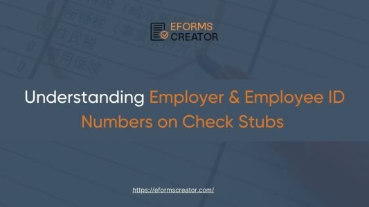 Understanding Employer & Employee ID Numbers on Check Stubs